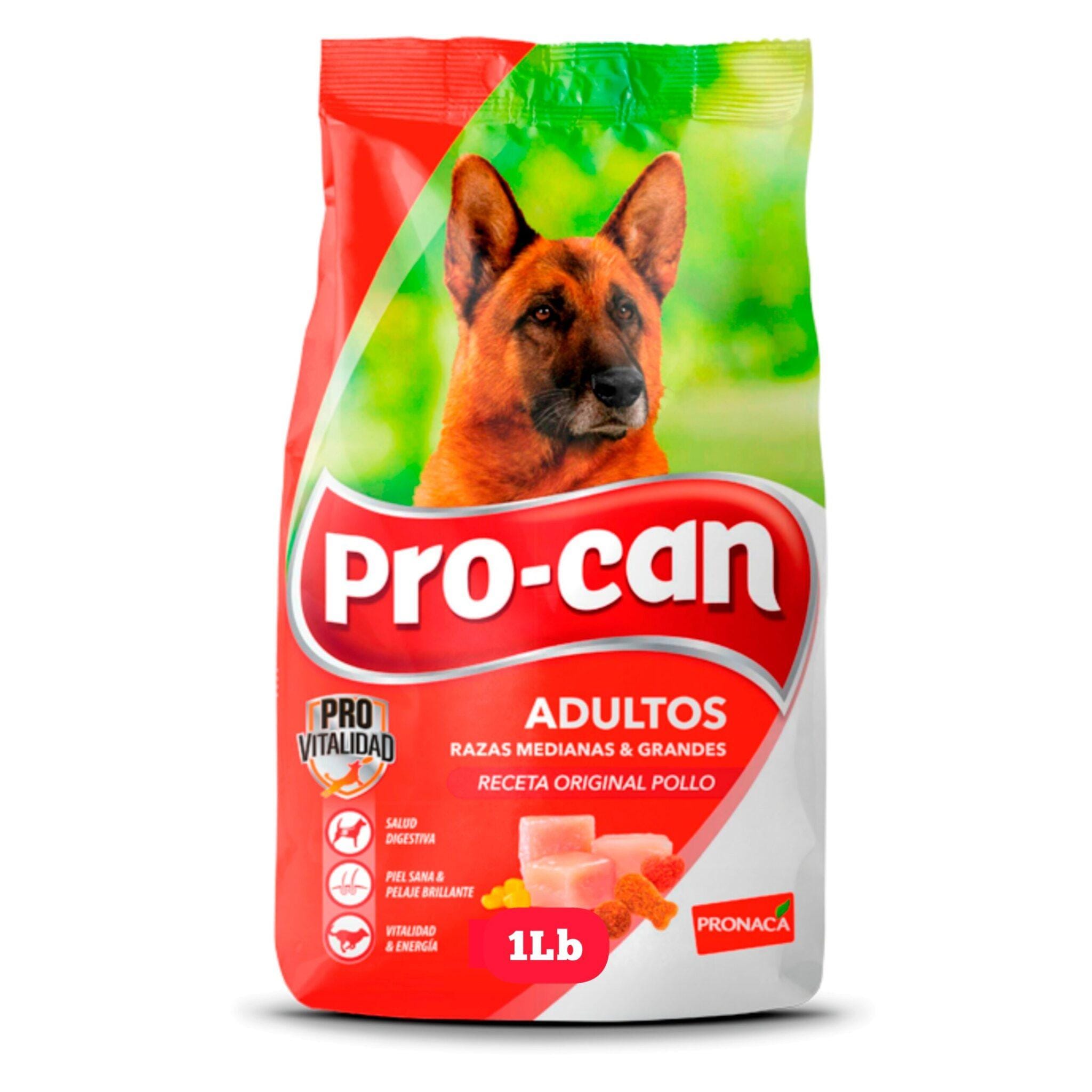 Alimento para Perro Pro-Can Adulto Razas Medianas y Grandes Original de ...